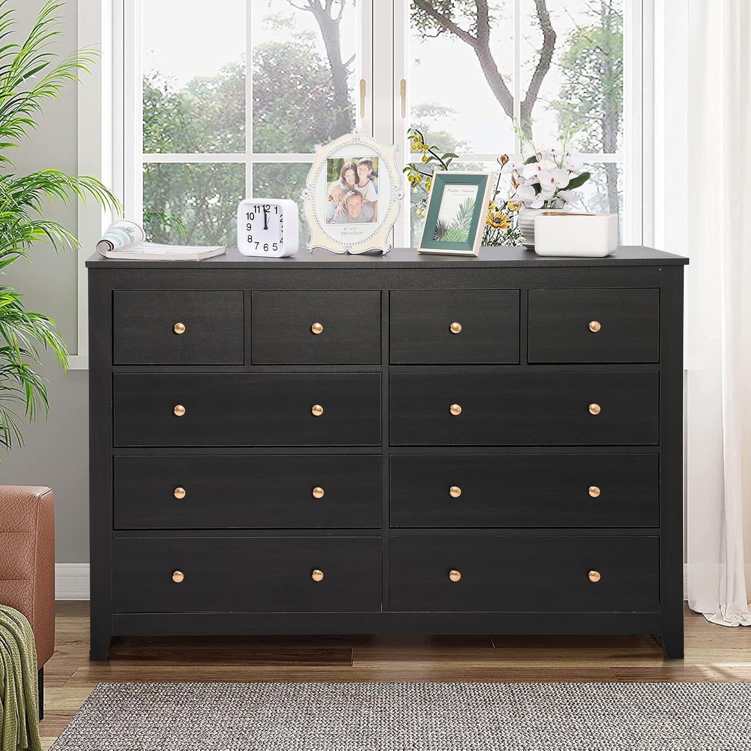Grepatio Large 10 Drawers Dresser, 52