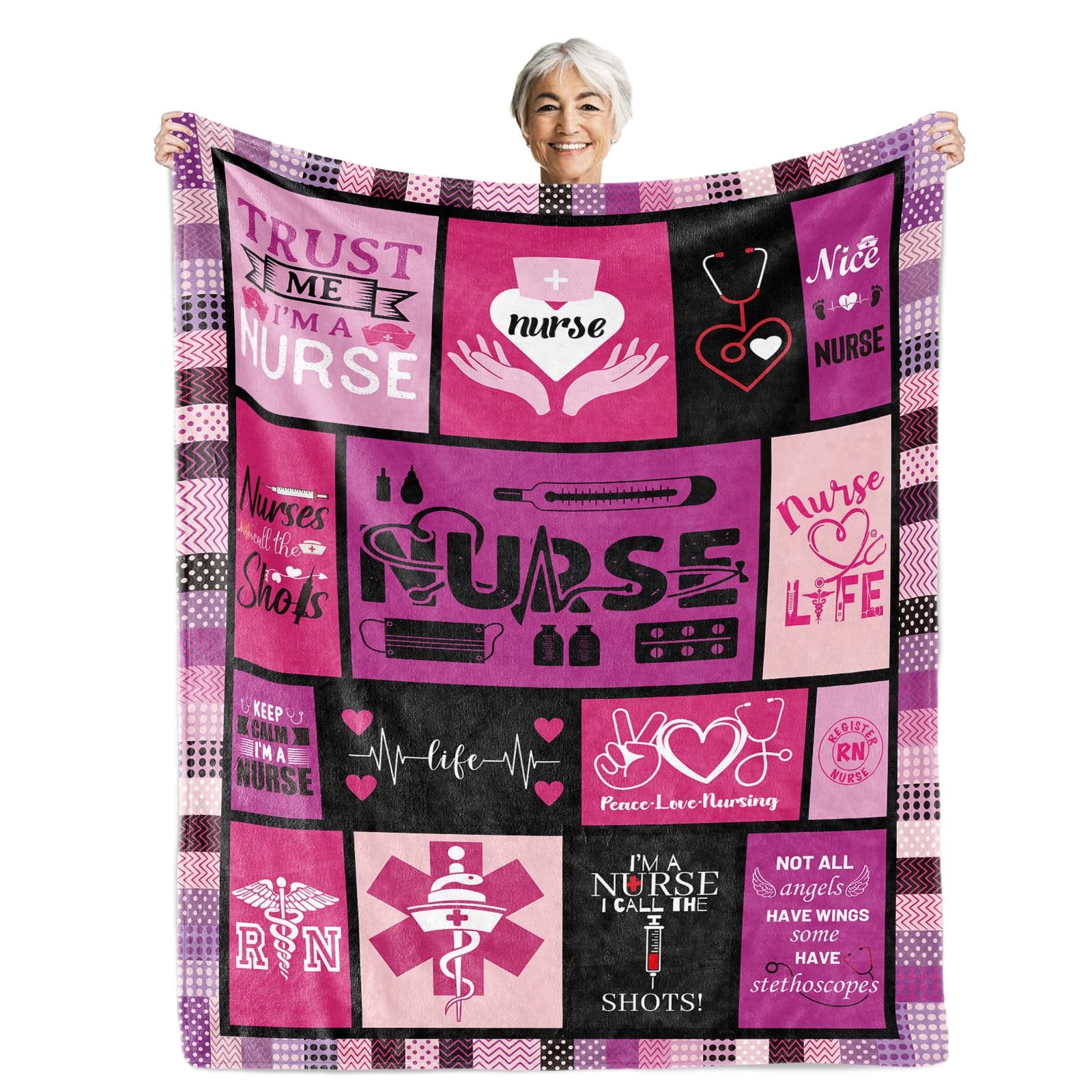 Gresahom Nurse Gifts for Women, Nurses Blanket Week Gifts, Nurse ...