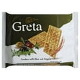 Greta Crackers, Olive and Oregano Flavor, Crunchy Snacks, 2 Pack, 4.23 ...