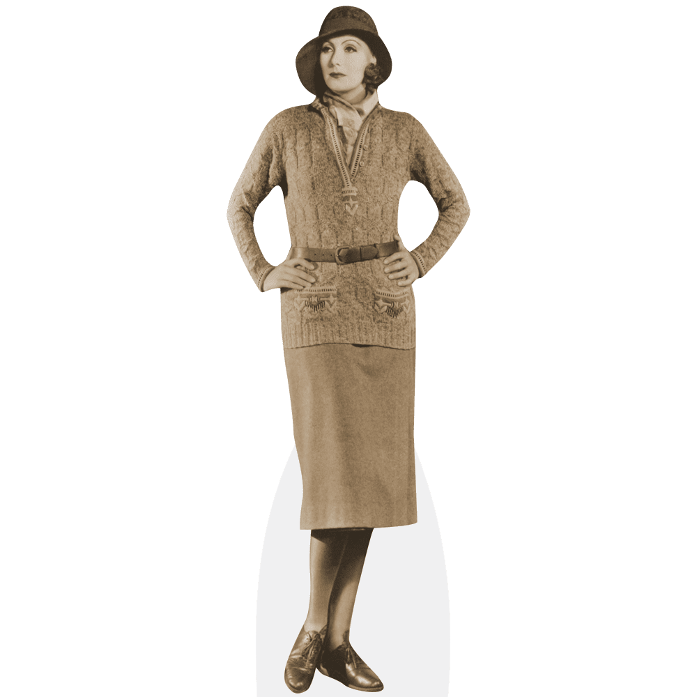 Greta Garbo (Hat) Lifesize Cardboard Cutout Standee - Walmart.com