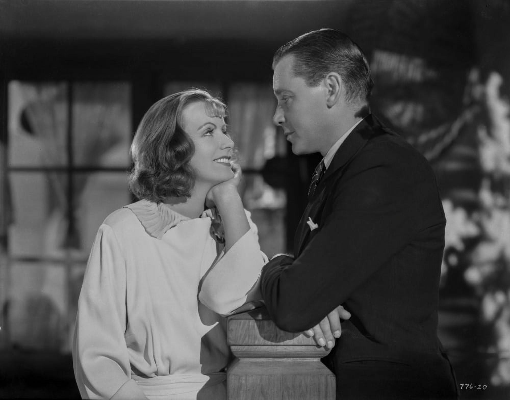 Greta Garbo smiling to a Man Movie Scene Photo Print (8 x 10) - Walmart.com