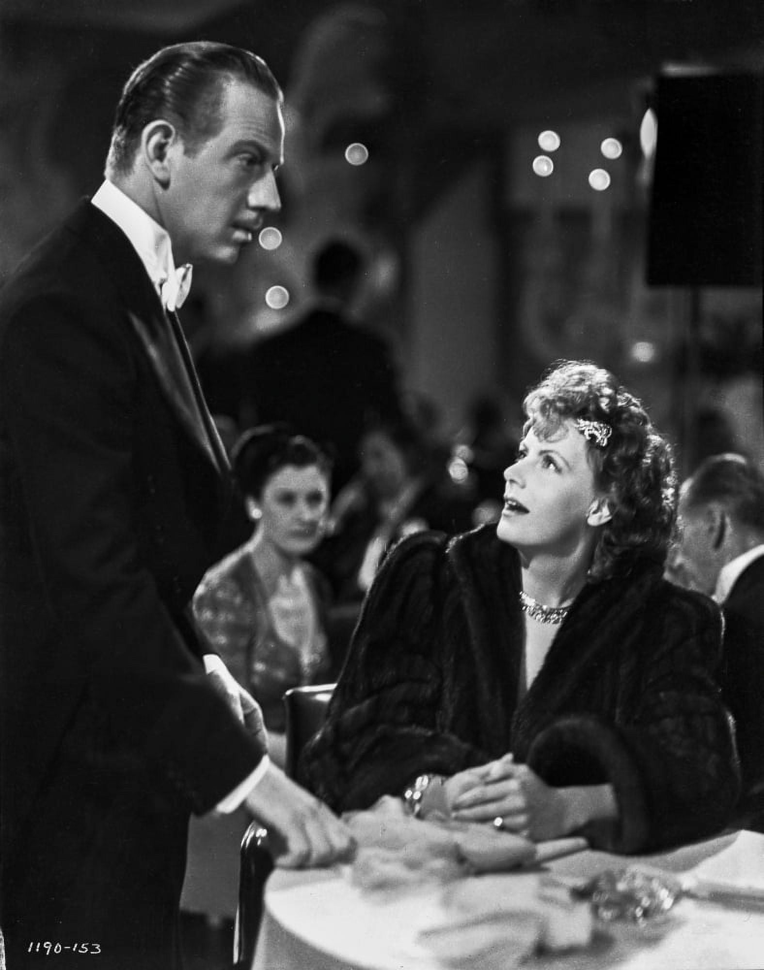 Greta Garbo wearing Black Fur Coat with a Man Photo Print (8 x 10 ...