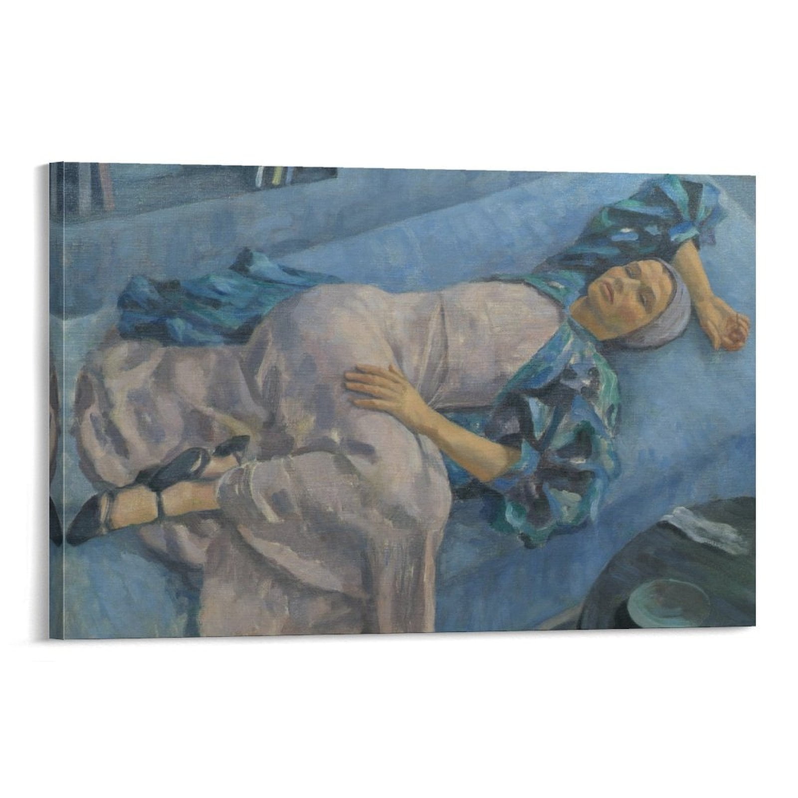 Grete Gamerith Auf Blauer Couch by Walther Gamerith Poster Cool ...