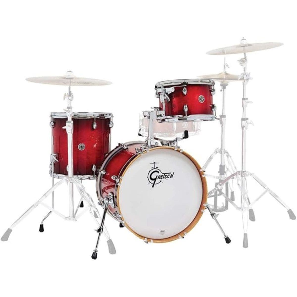Gretsch Catalina Club 3 Piece Shell Pack 18/12/14 - Gloss Crimson Burst ...