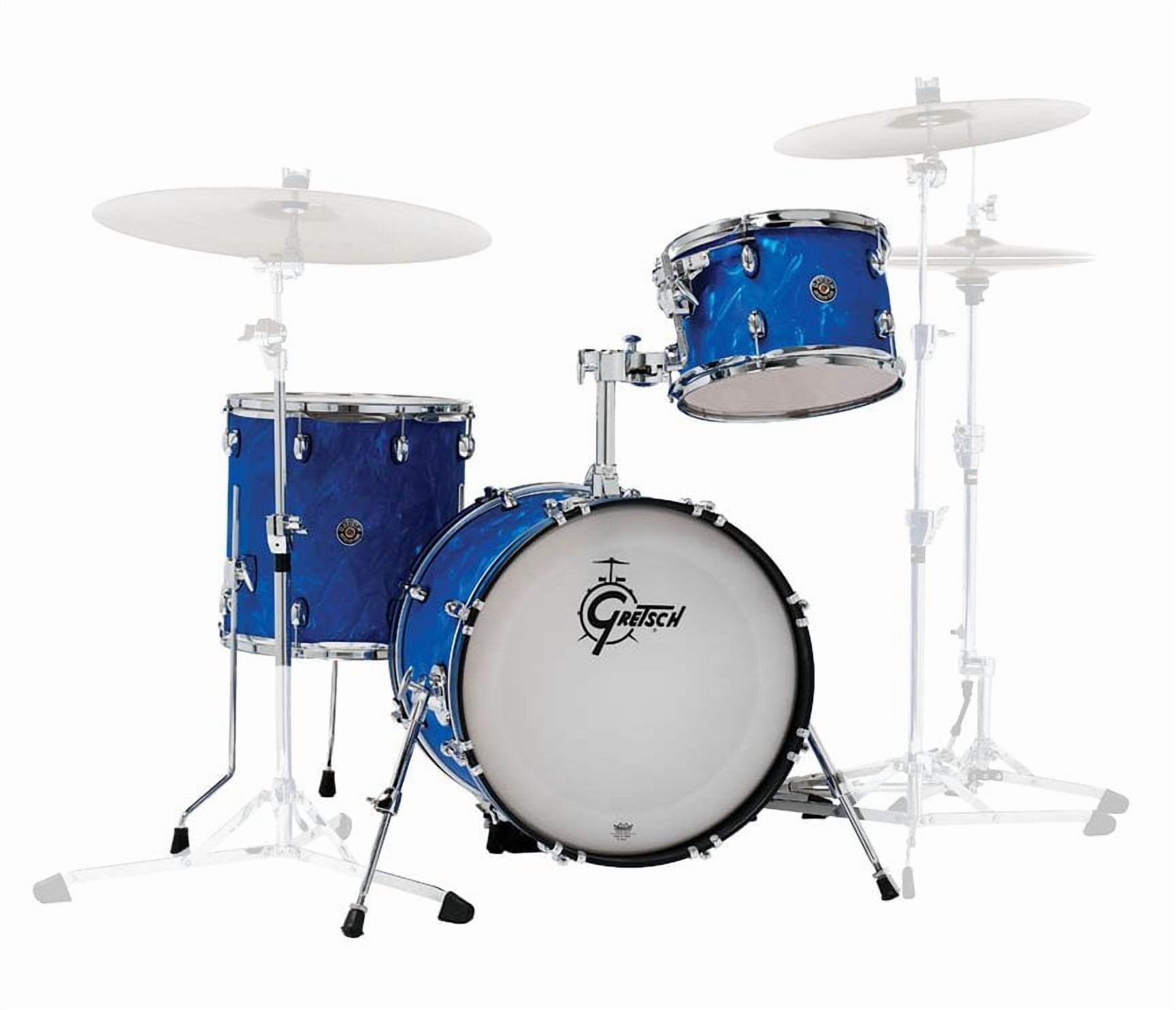 Gretsch Catalina Club 3 Piece Shell Pack 20/12/14 Blue Satin Flame CT1 ...