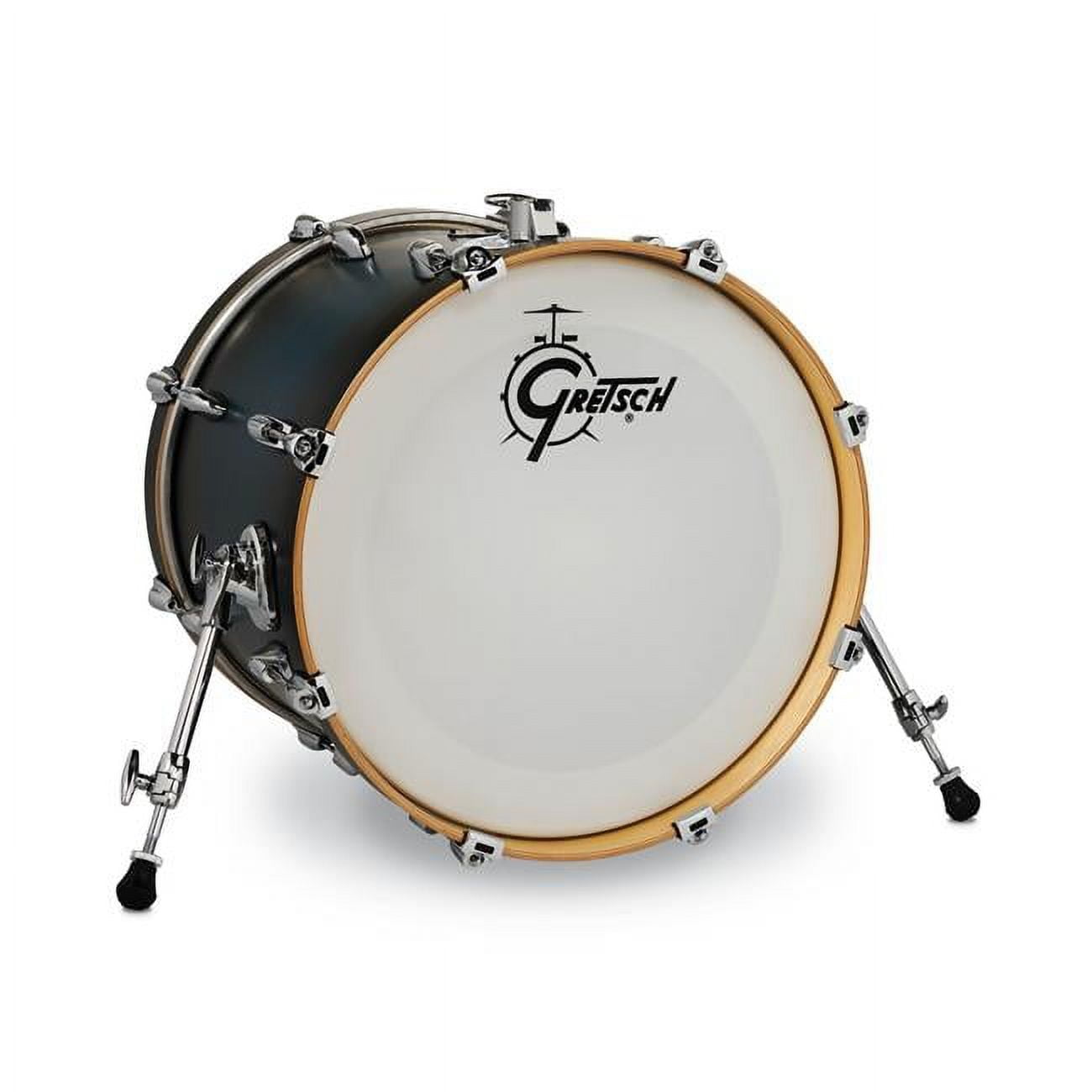 Gretsch Import 324435 Satin Antique Blue Burst Renown Bass Drum ...