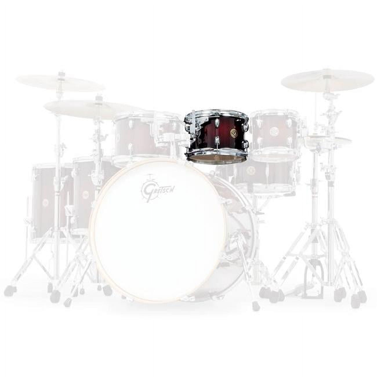 Gretsch Import 775167 7 x 10 in. CM1 Drum Set, Deep Cherry Burst ...