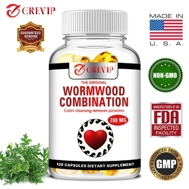Premium Parasite Cleanse - Intestine Detox with Black Walnut, Wormwood ...