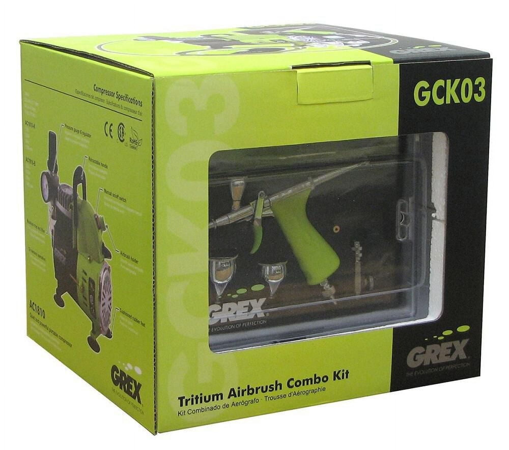 Grex Power Tools Tritium.tg Airbrush Combo Kit - Walmart.com