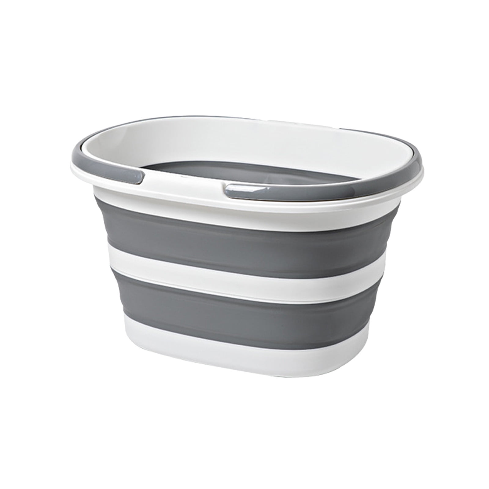 Grey 16L 4Gal Large Collapsibles Bucket For Clothes Storage House ...