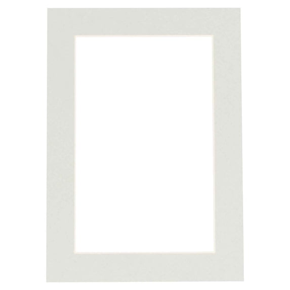 Grey 5x7 Picture Frame Mats with White Core for 4x6 Pictures - Fits 5x7 ...