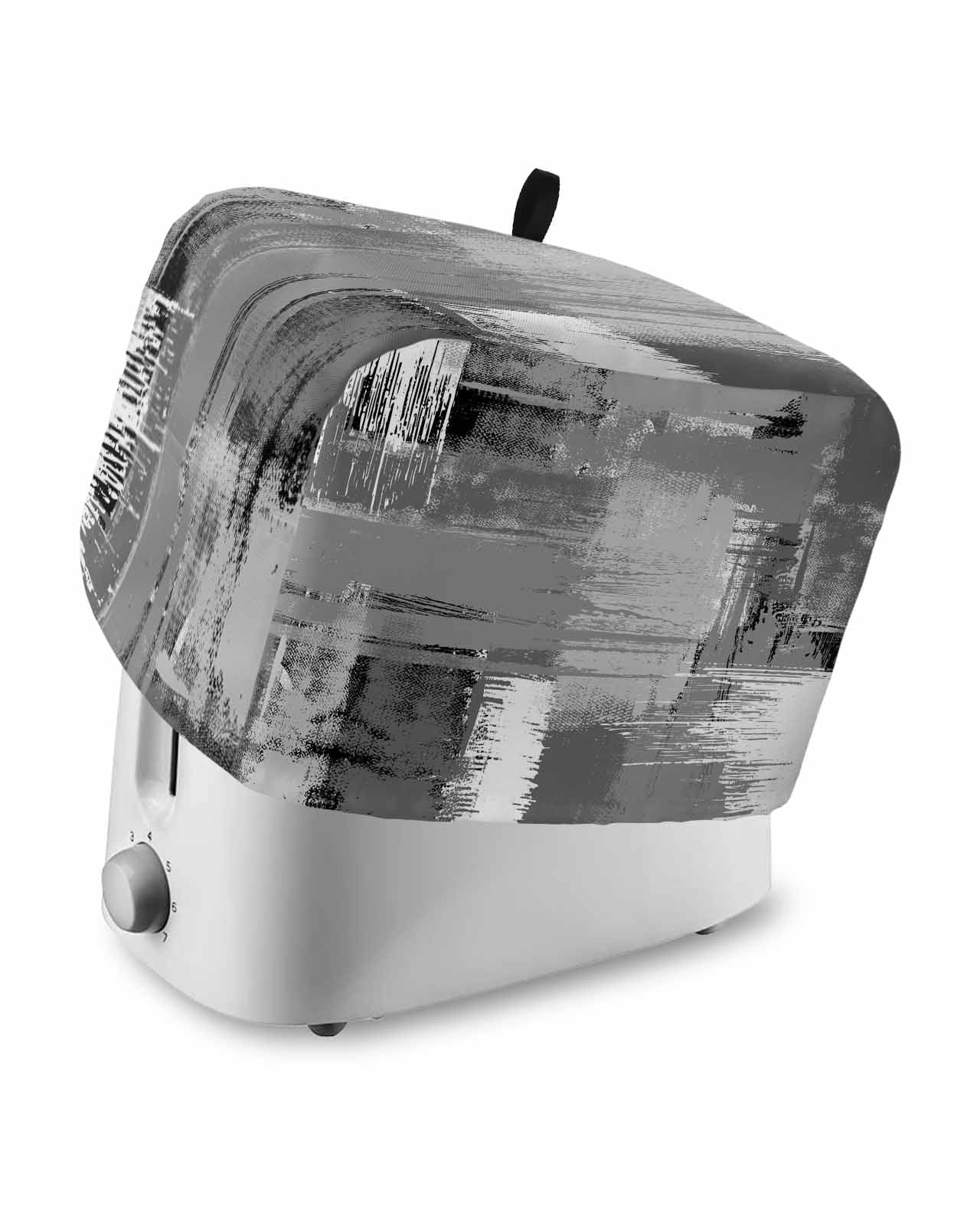 Grey Abstract Small Toaster Cover 2 Slice, Kitchen Appliance Covers ...