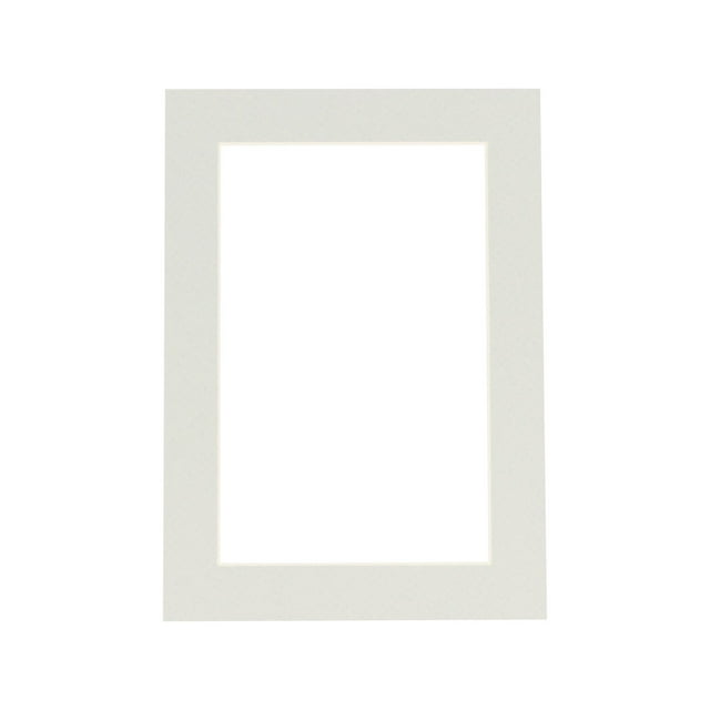 Grey Acid Free 10x12 Picture Frame Mats with White Core Bevel Cut for ...