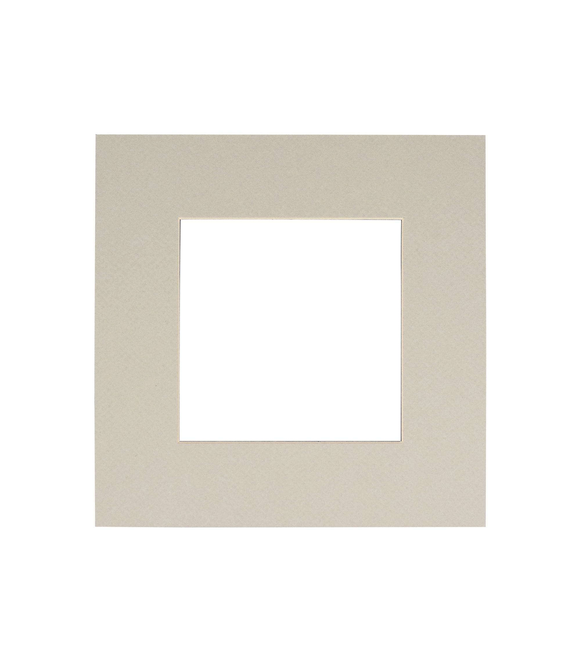 Grey Acid Free 12x12 Picture Frame Mats with White Core Bevel Cut for ...