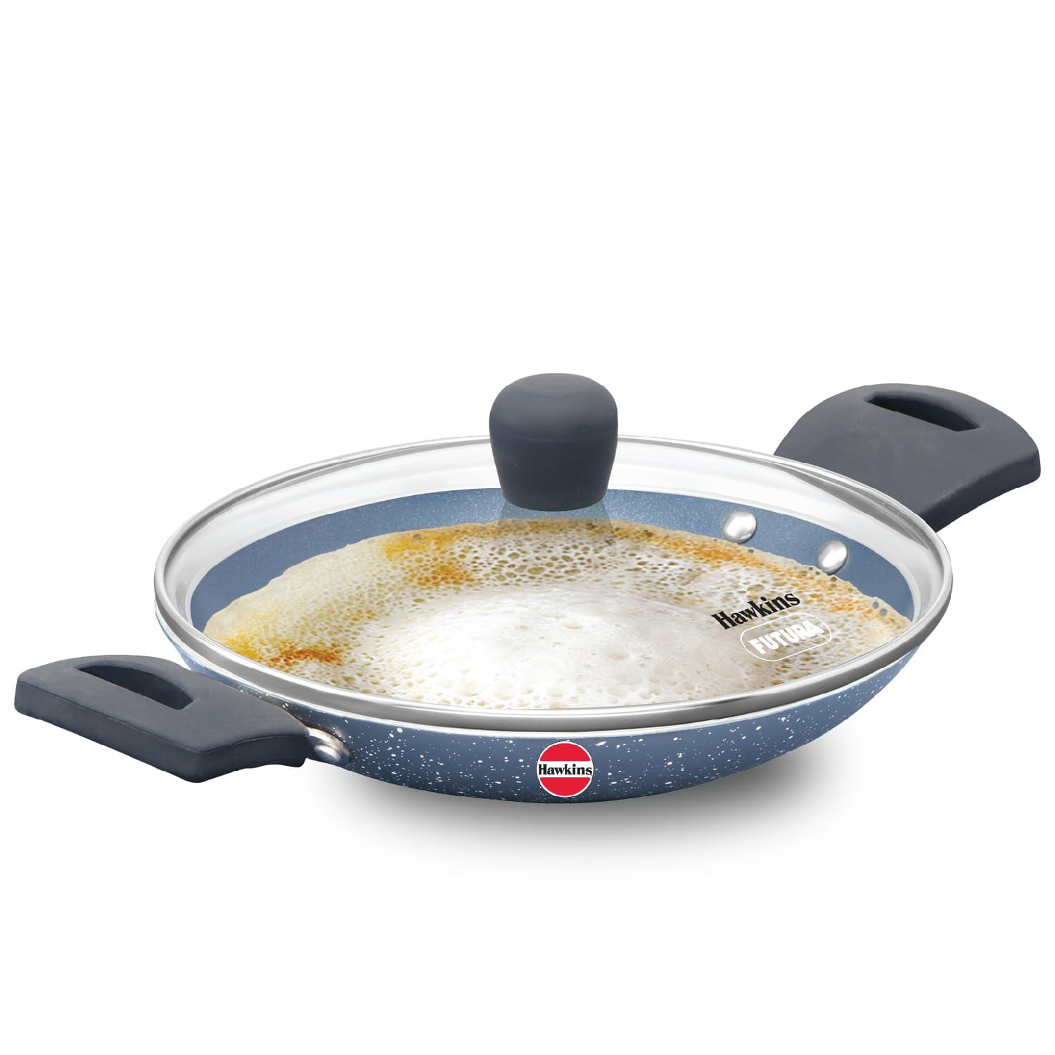 Grey Aluminium Nonstick Pro 900ml Appachatty Or Mini Kadhai Or ...