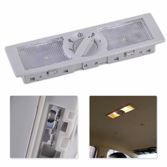 Grey Auto Car Interior Rear Roof Reading Light Button for Skoda ...