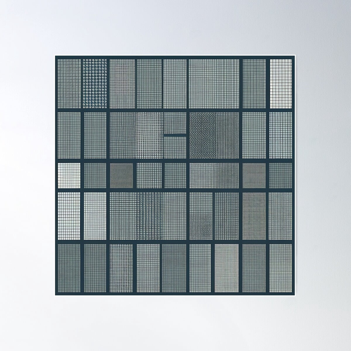 Grey Bauhaus Collage Poster Wall Art, Modern Wall Decor For Living Room ...