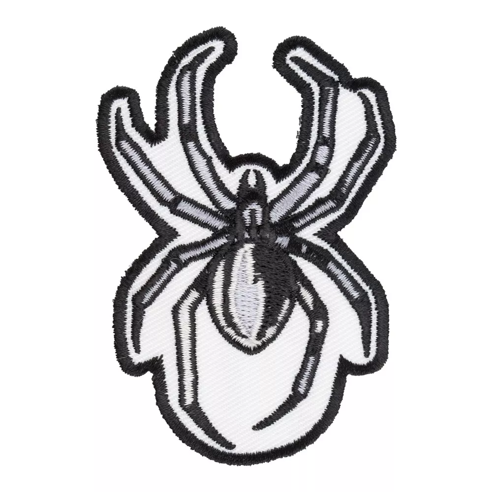 Grey, Black & White Spider Patch, Spider Patches - Walmart.com