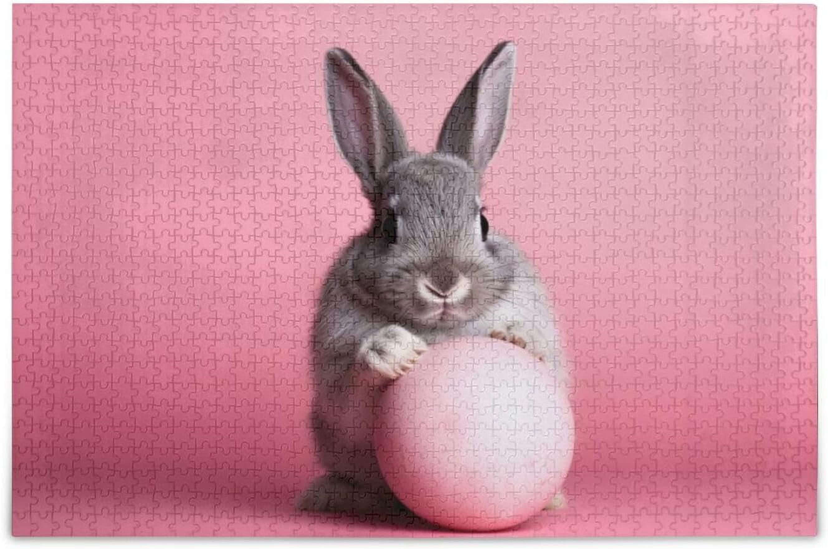 Grey Bunny Jigsaw Puzzles for Adults 500 Pieces, Puzzles for Adults ...