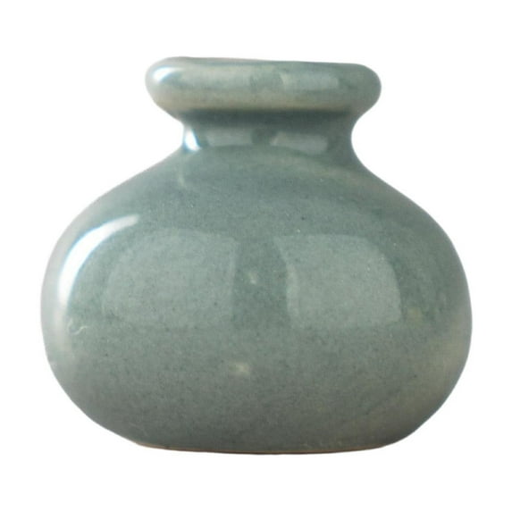 Grey Ceramic Mini Vase Refrigerator Magnetic Suction Flower Arrangement ...