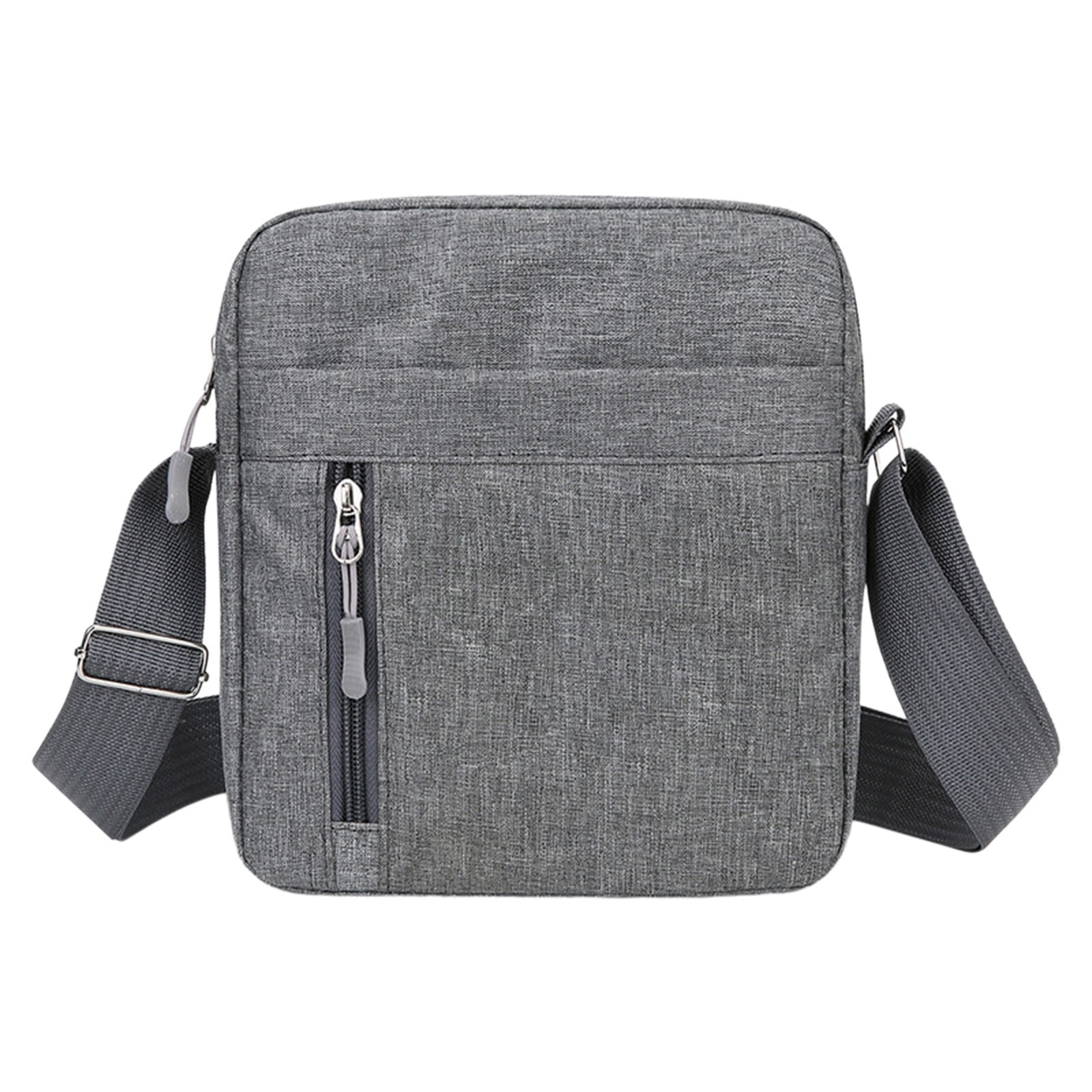 Grey Chest Bag With Multiple Compartments And Adjustable Strap For ...