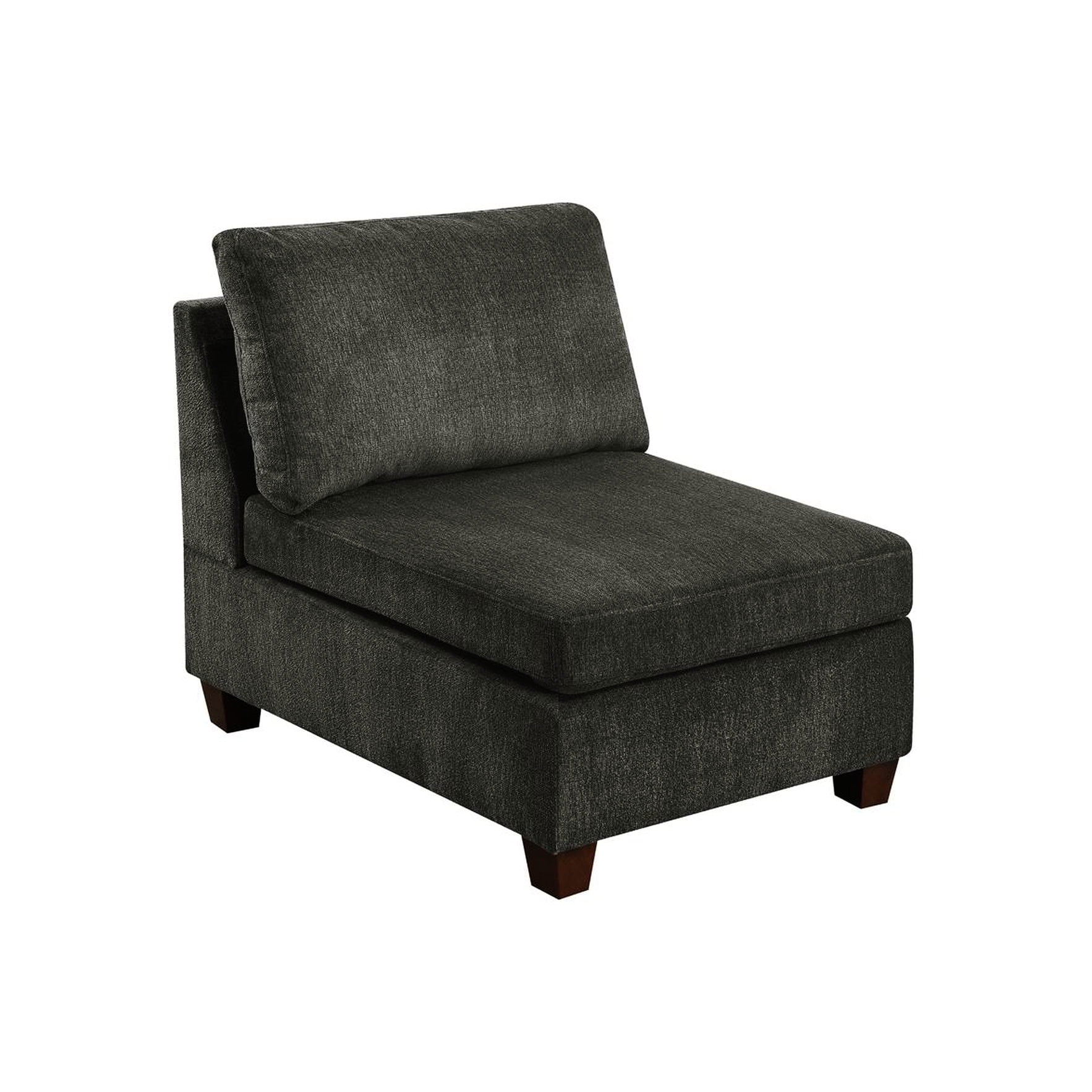 Grey Color Modular Armless Chair / For Main Living Room / Modern Style ...