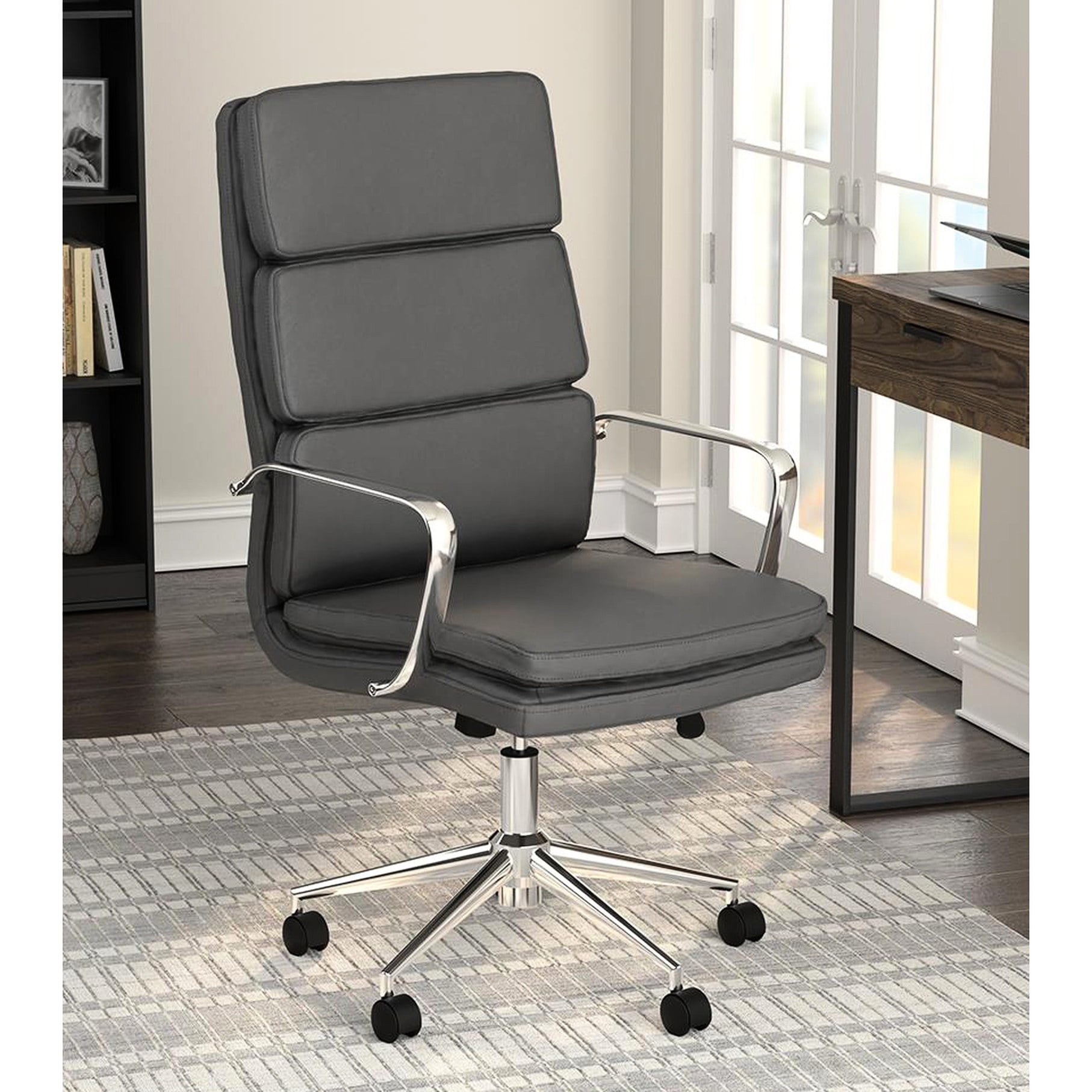 Grey Color Scheme - Casters for Mobility - Office Space - Easy to Move ...