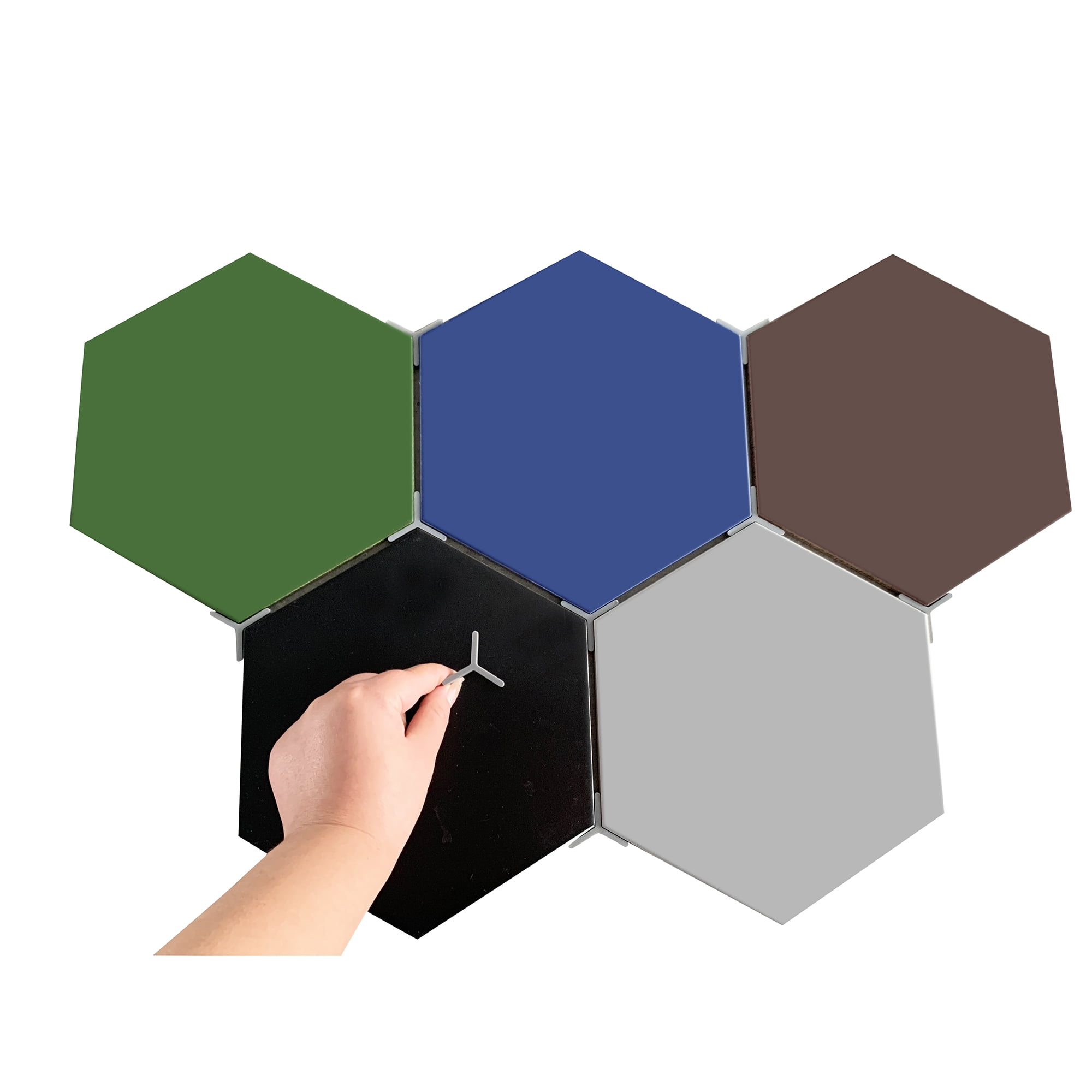 Grey Color Y shaped Wooden Floor Hexagonal Leveling Clips 1/8 inch ...