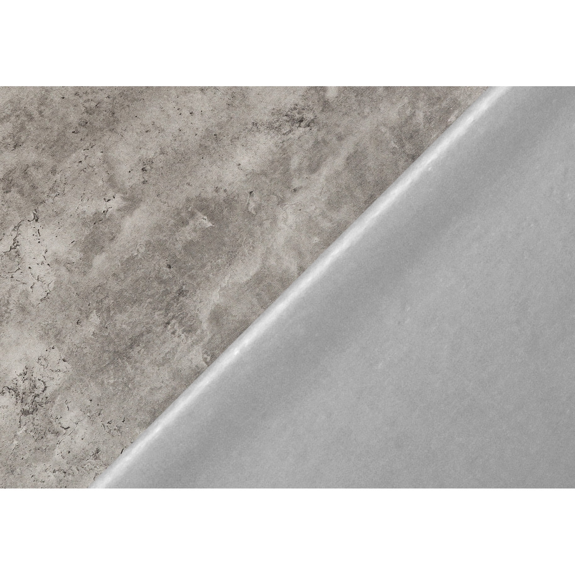 Grey Concrete Laminate Laptop Work Desk For Home - 48"l With Metal Legs ...