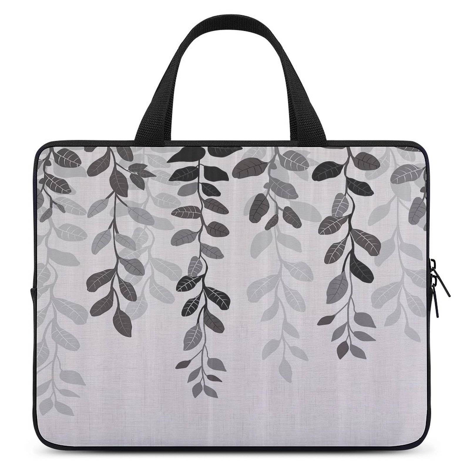 Grey Country Rustic Leaves Plant Laptop Bag Women Man 10 12 13 15 17 ...