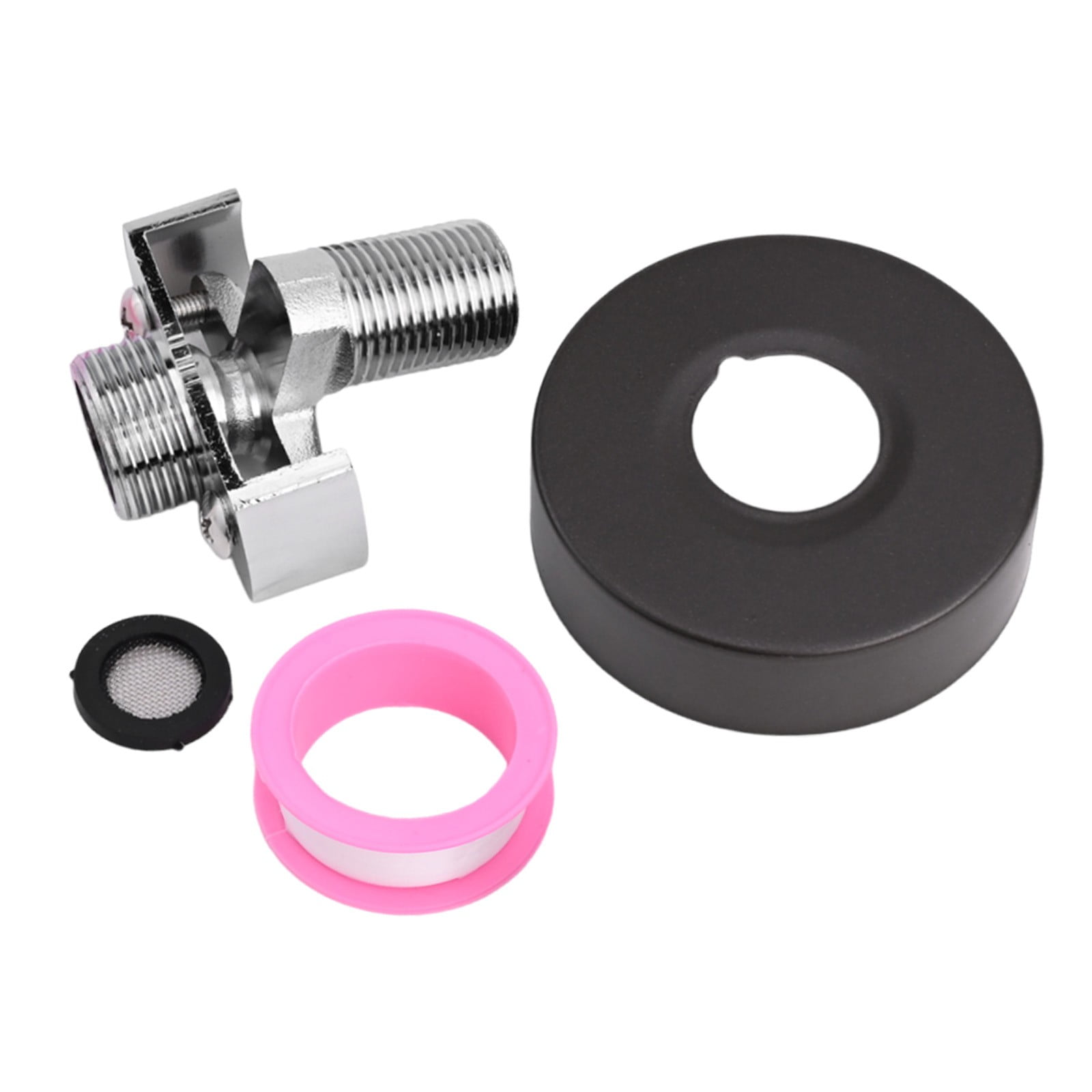 Grey Cover 40 Degree Adjustable Faucet Angled Curved Foot Wall Mounted ...