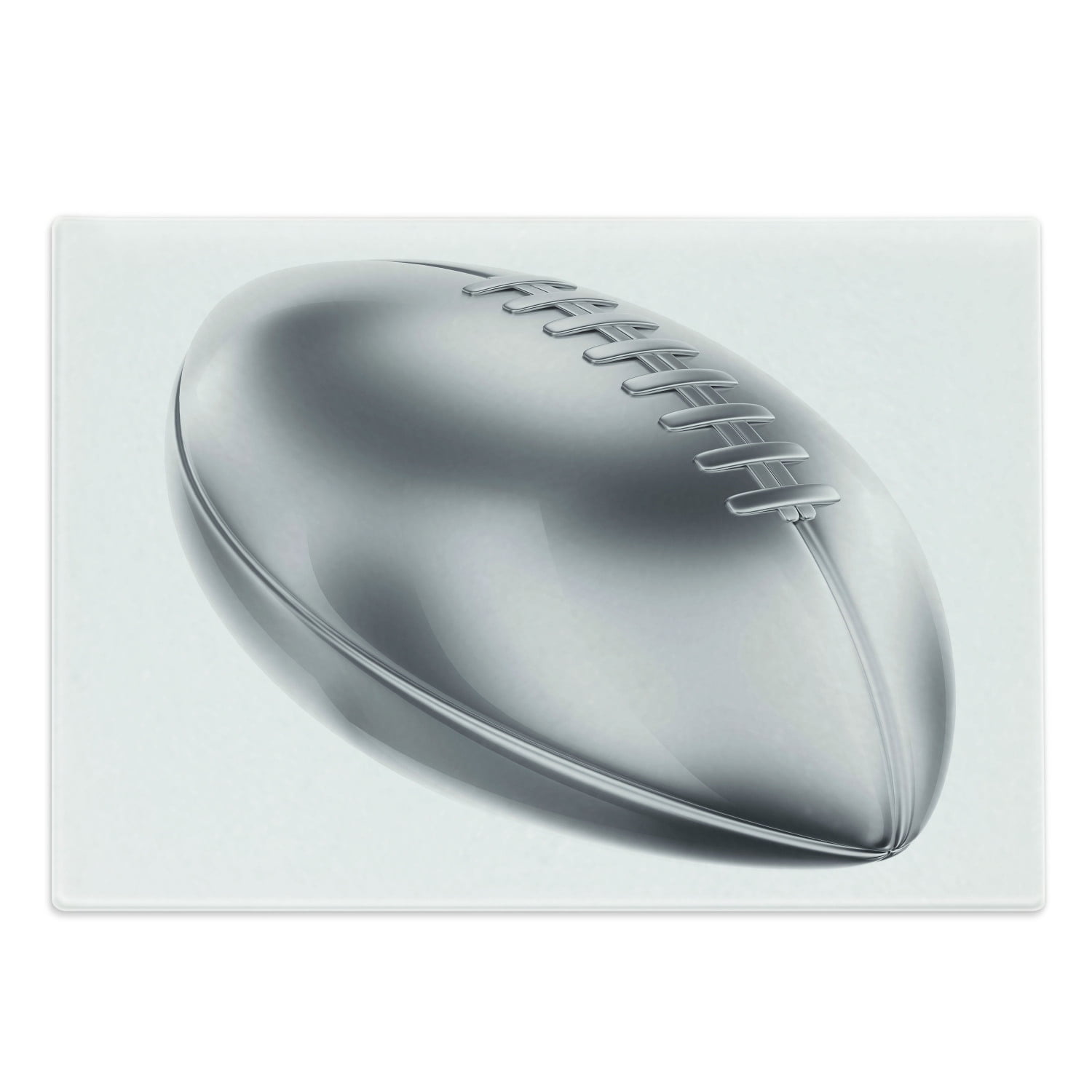 Grey Cutting Board, Realistic American Football in 3D Style Sports ...