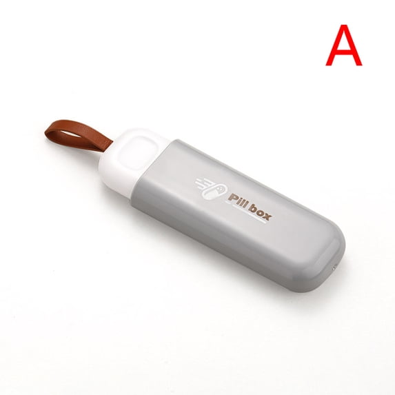 (Grey) Daily Drug Organizer Portable Neat And Tidy Pill Management ...