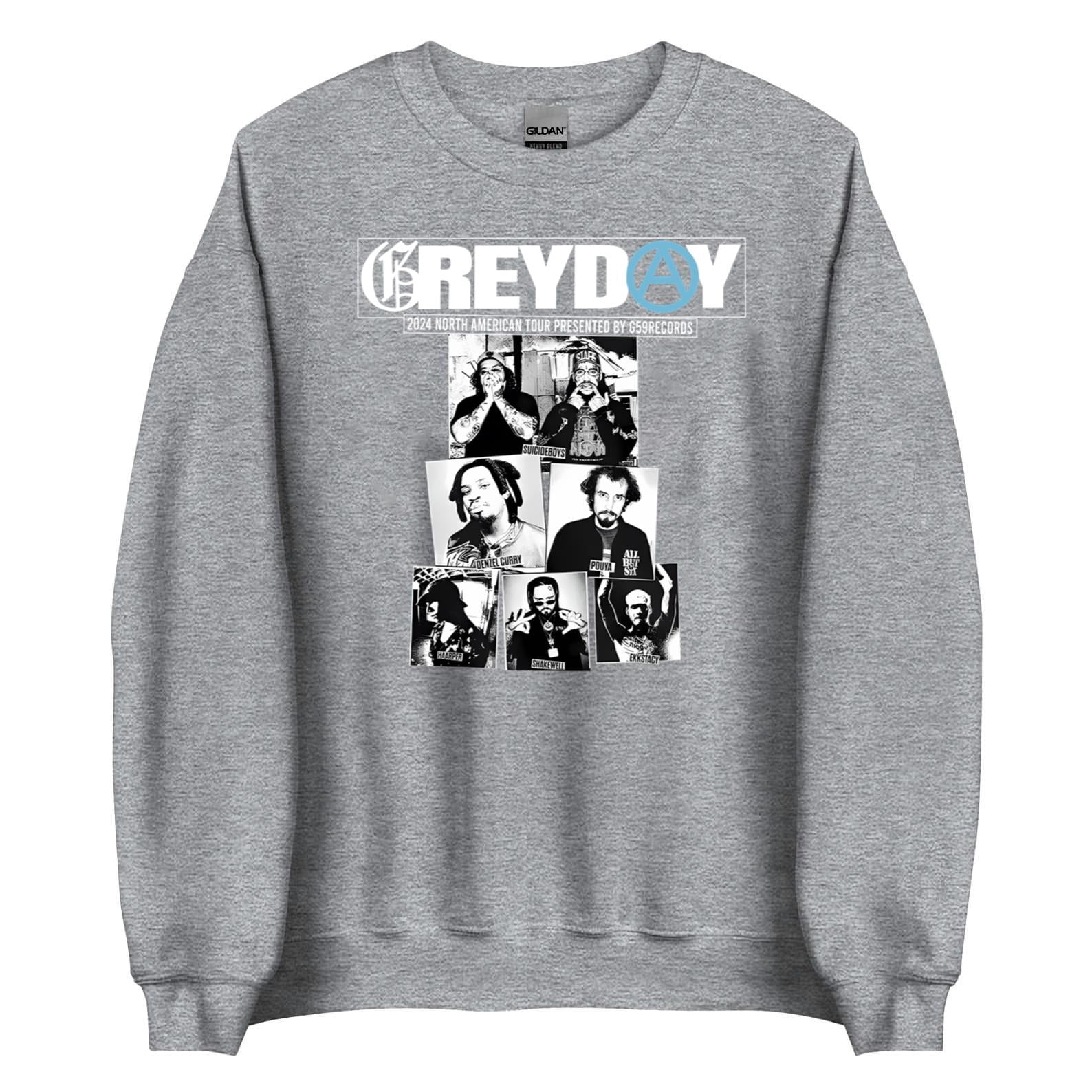 Grey Day 2024 Tour Graphic Shirt, Trending Music Streetwear Shirt ...
