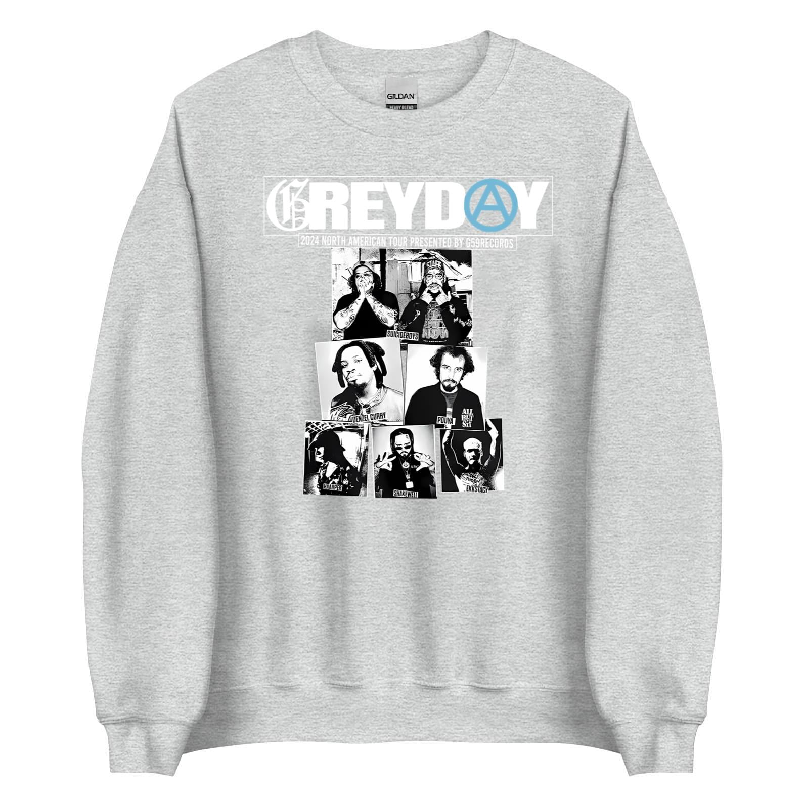 Grey Day 2024 Tour Graphic Shirt, Trending Music Streetwear Shirt ...