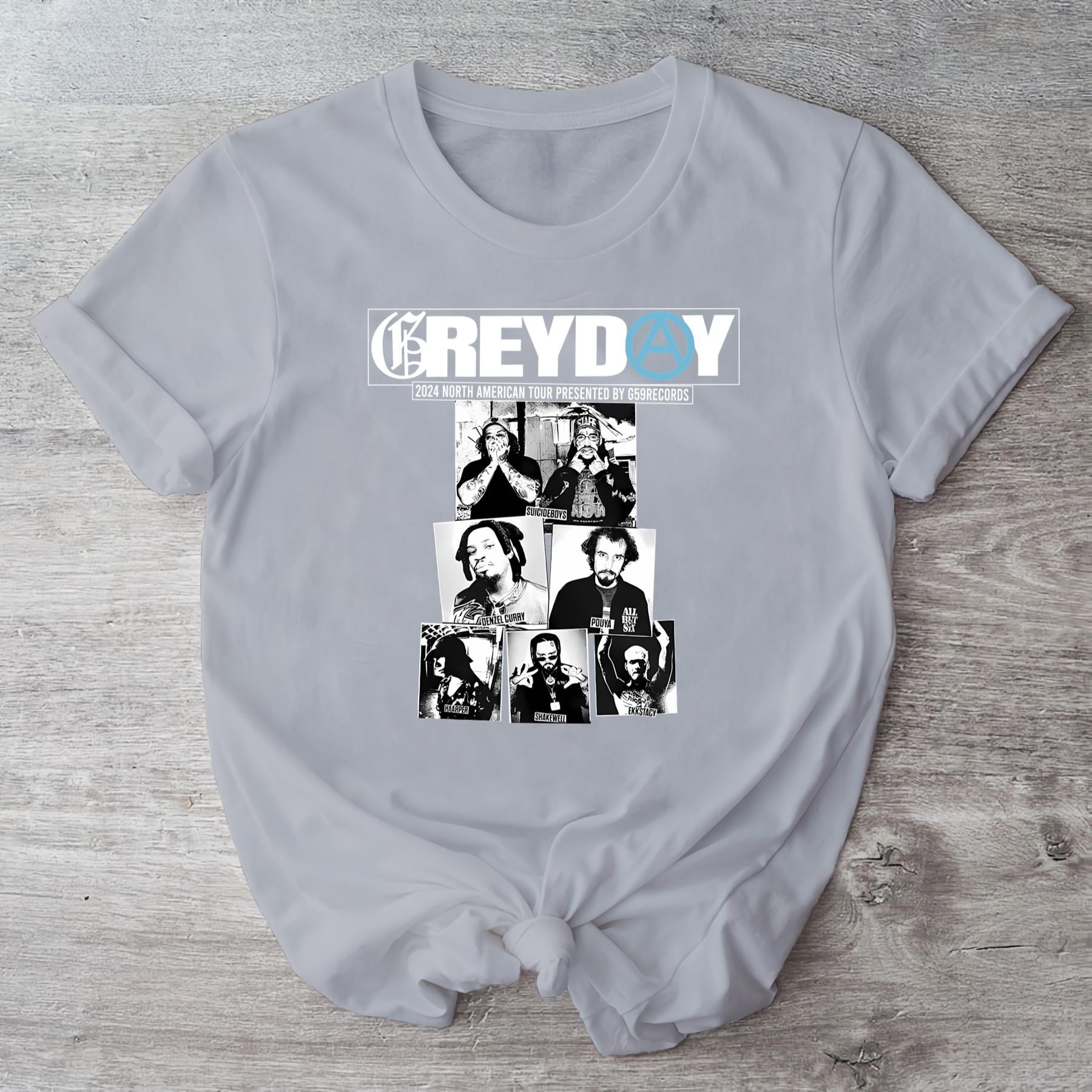 Grey Day 2024 Underground Rap Tour-Inspired Shirt, Vintage Hip Hop ...