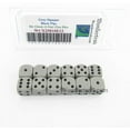 Grey Dice with Black Pips D6 12mm (1/2in) Pack of 12 Wondertrail ...