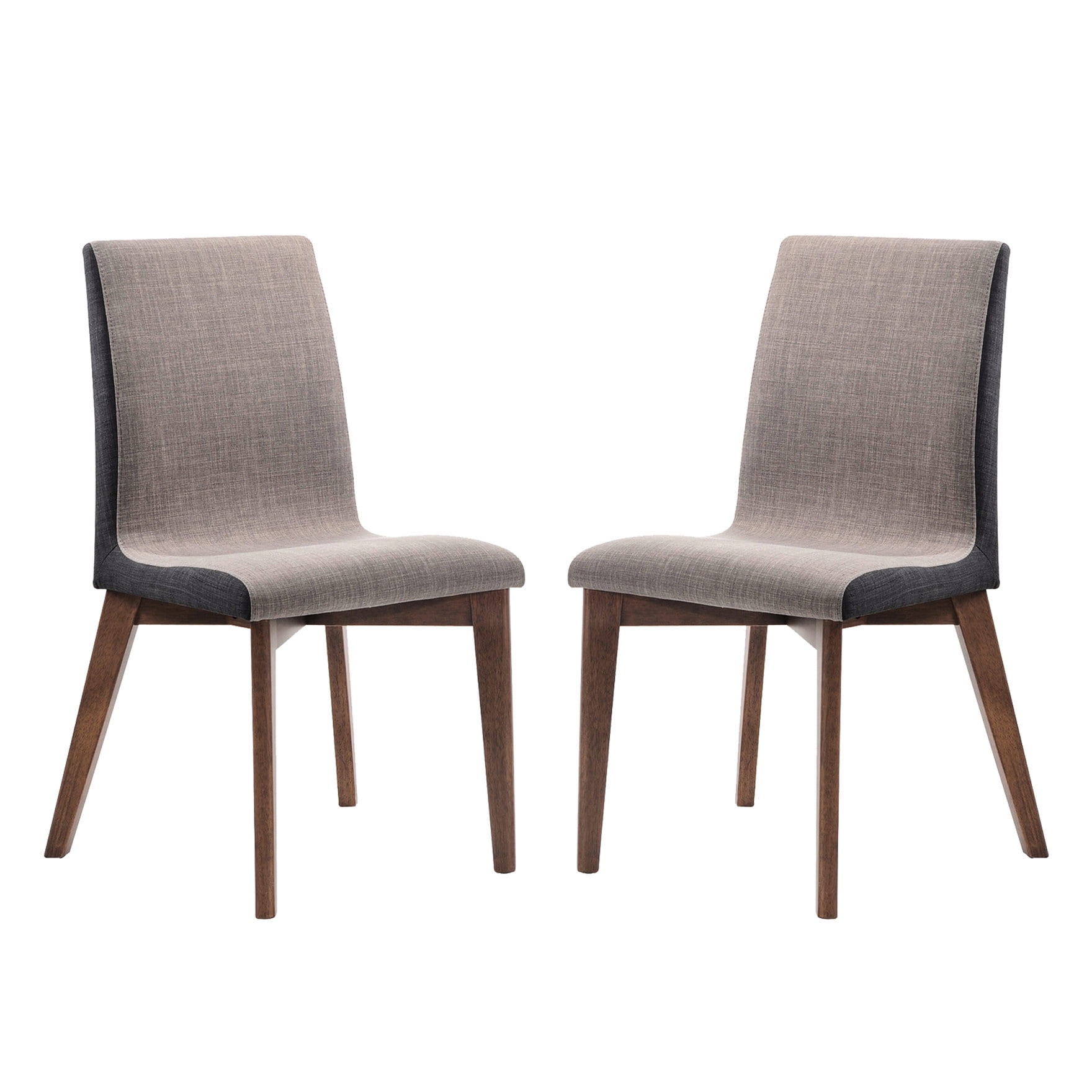 Grey Fabric with Walnut - Cool and Versatile Look - Dining Room - Set ...