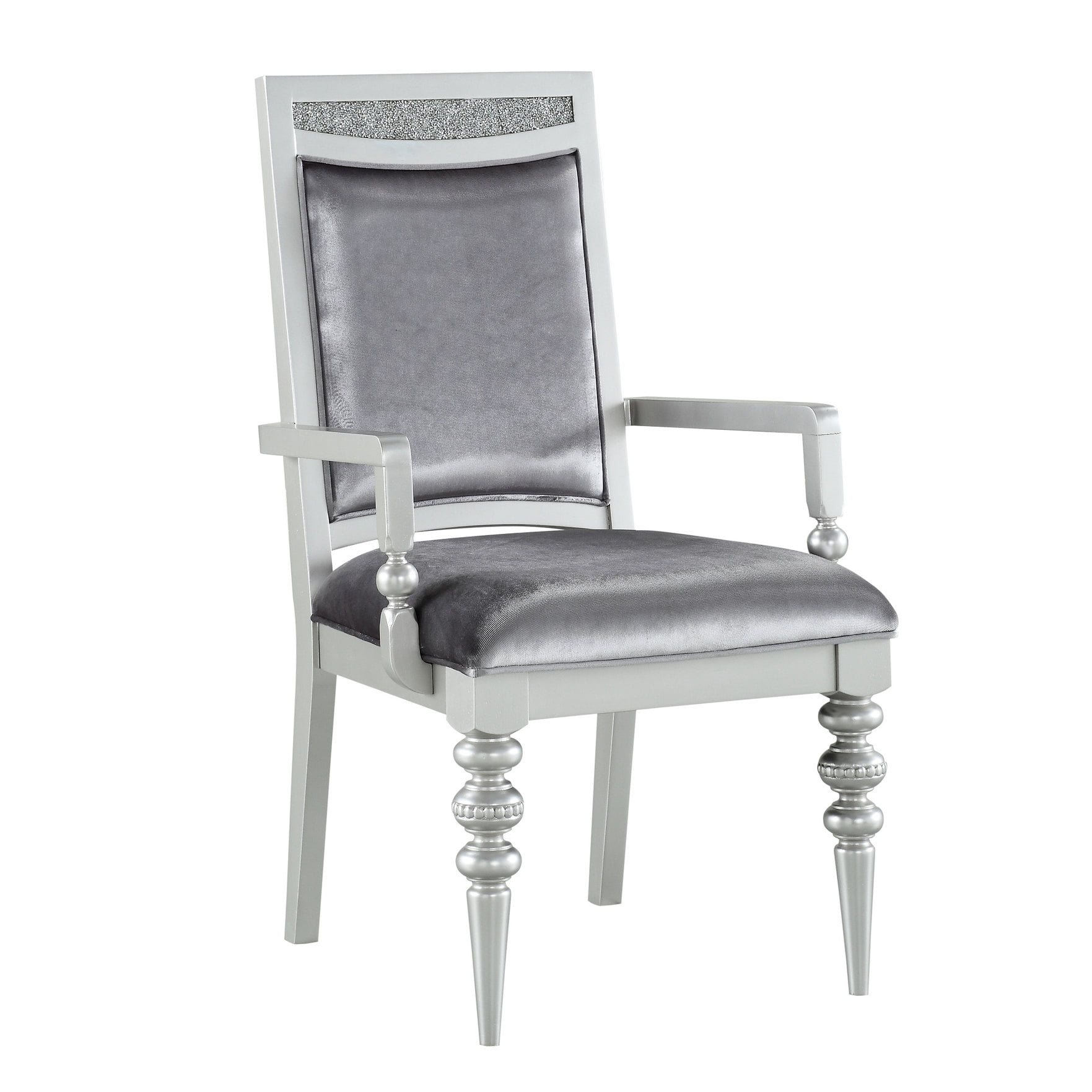 Grey Foam - Filled - Rhinestone Inlay Design - Dining Room Ambiance ...
