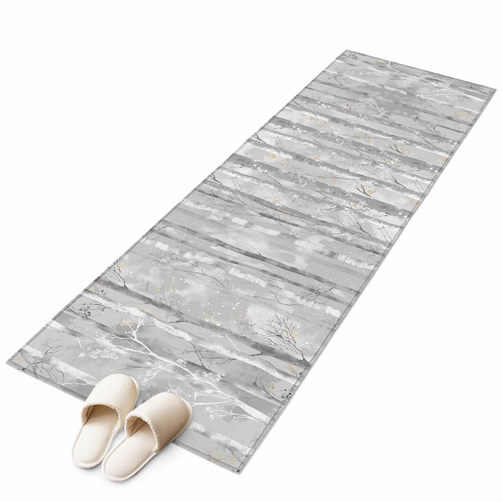 Grey Forest Large Area Rugs for Bedroom Living Room, Soft Non Slip ...