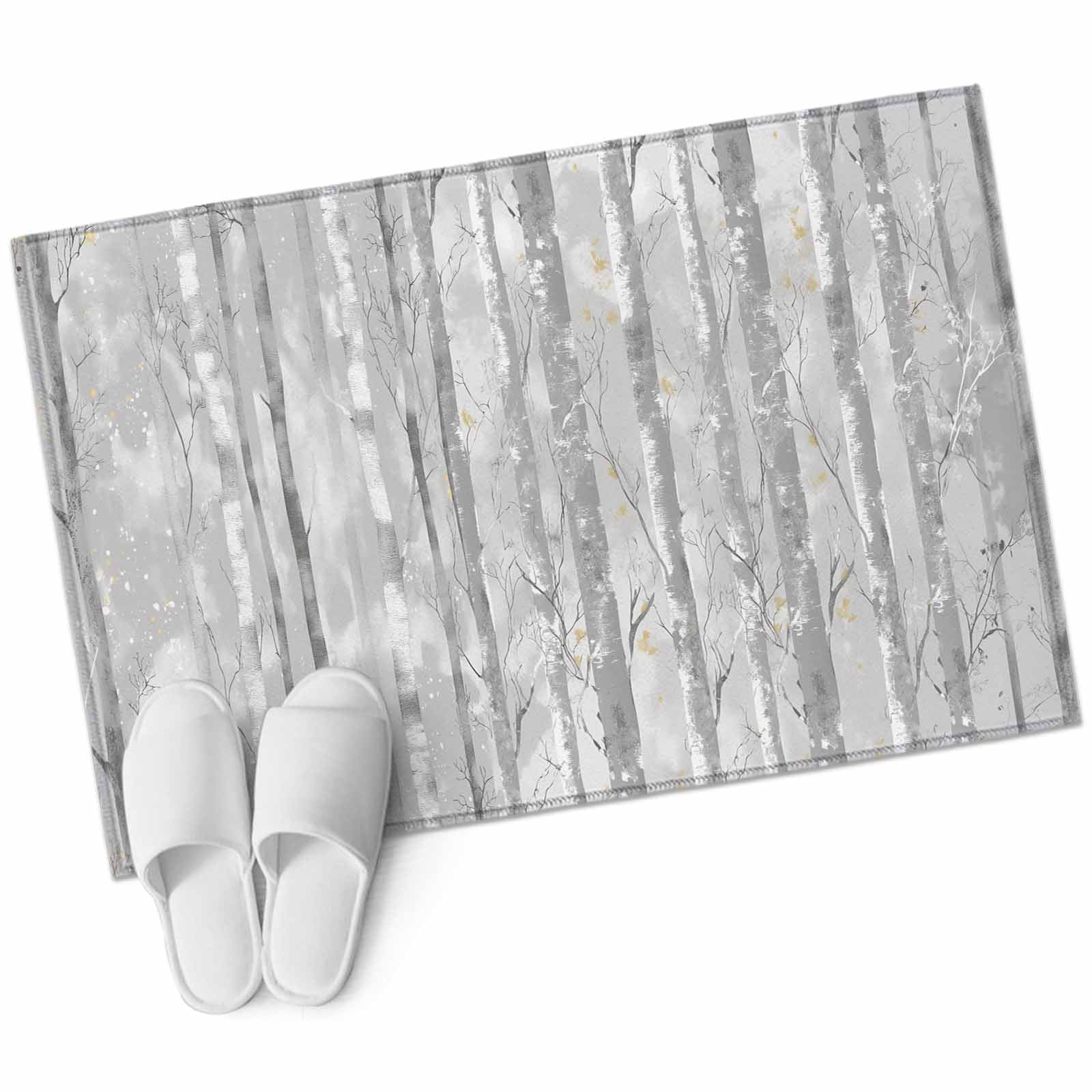 Grey Forest Large Area Rugs for Bedroom Living Room, Soft Non Slip ...