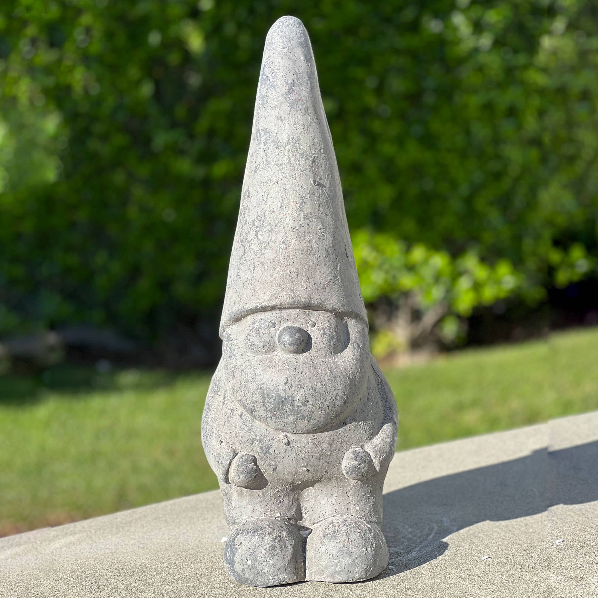Grey Garden Gnome Statue 24"H - Walmart.com