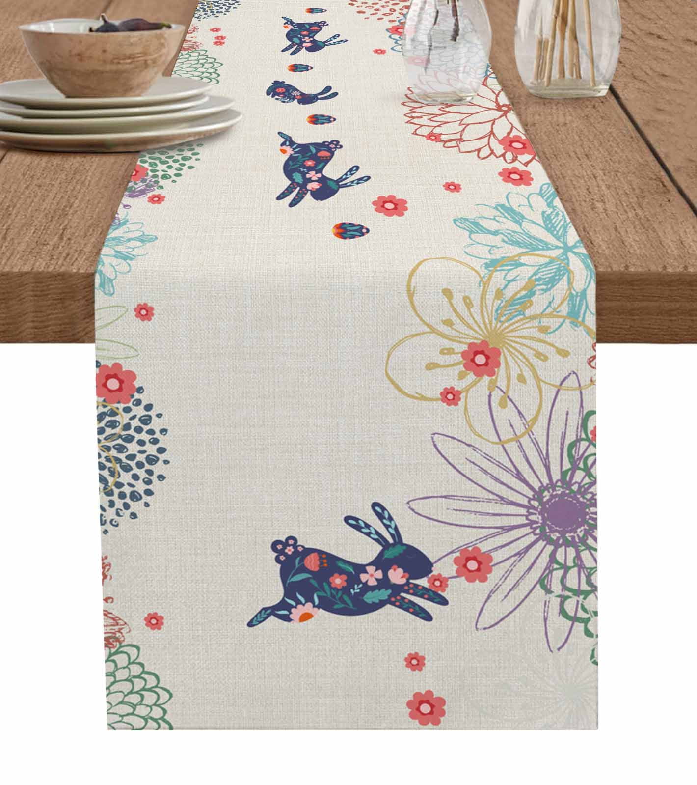 Grey Geometry Greece Table Runner ration Home r Dinner Table ration ...