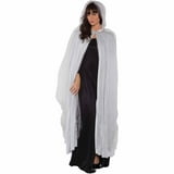 Grey Ghost Full-Length Cape Adult Halloween Accessory - Walmart.com