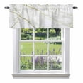 Grey Gold Marble Valances for Windows, Gold Lines Valance Window ...
