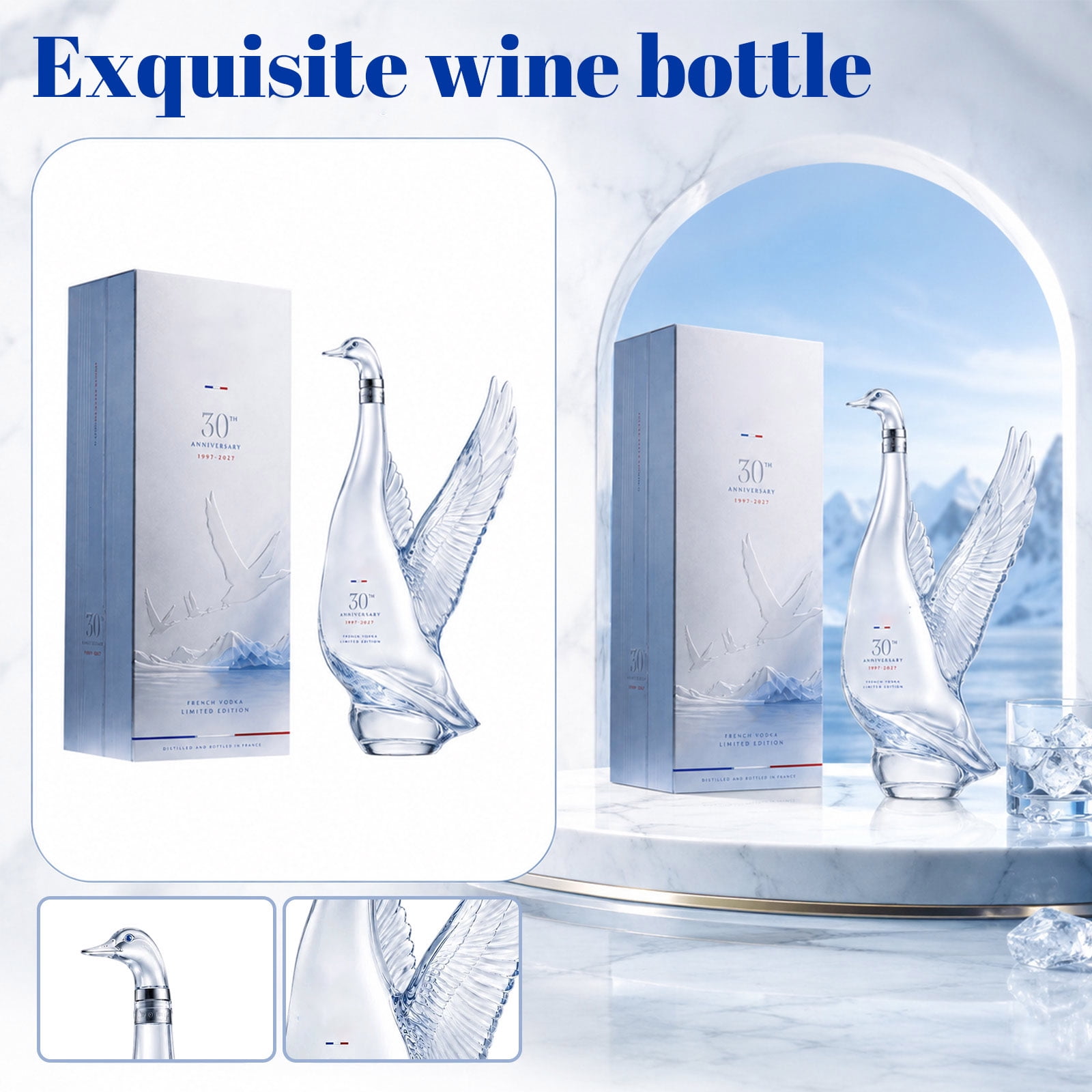 Grey Goose 30th Anniversary Decanter Bottle，Grey Goose 30th Anniversary ...