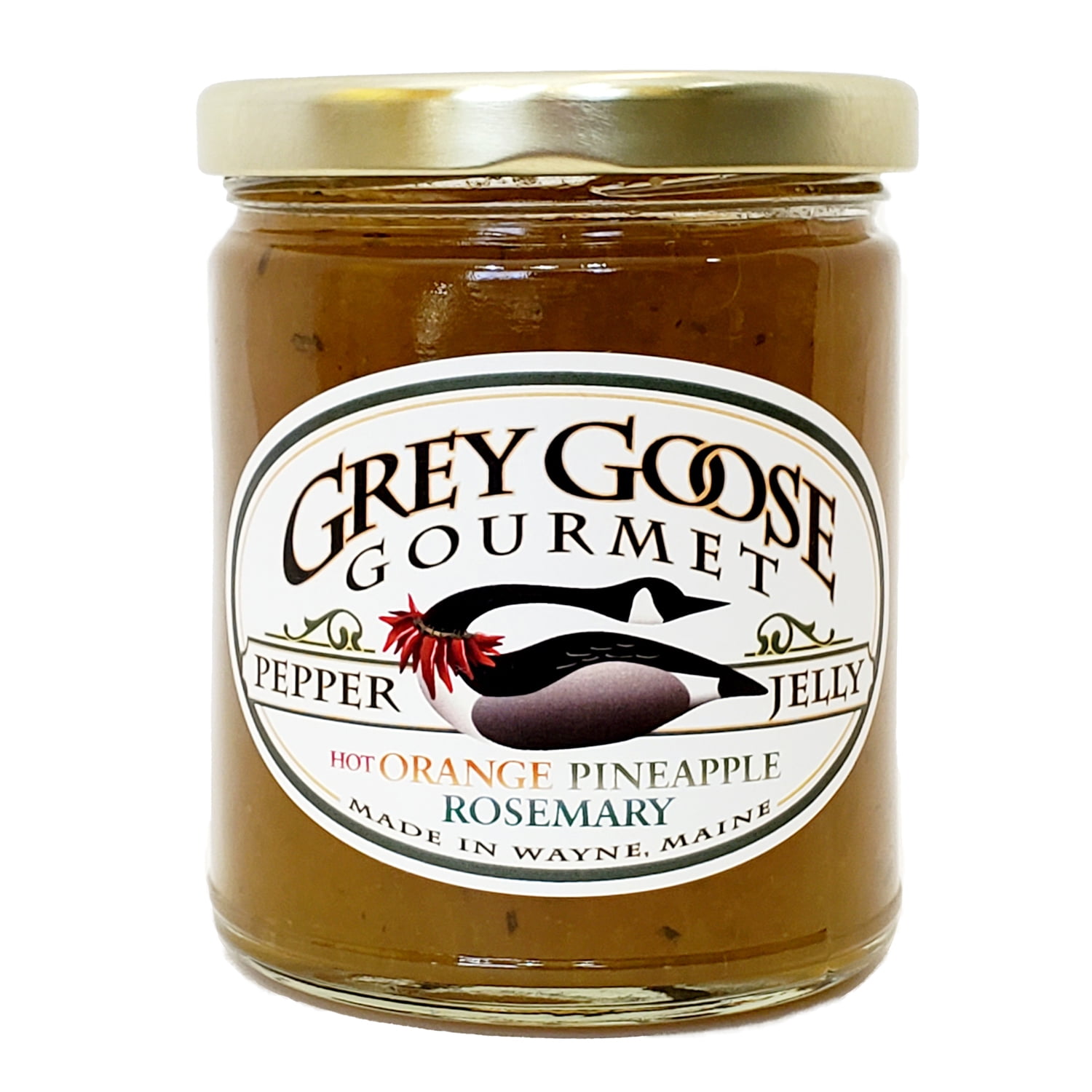 Grey Goose Gourmet Maine Pepper Jelly, Small Batch, All-Natural, 9 ...