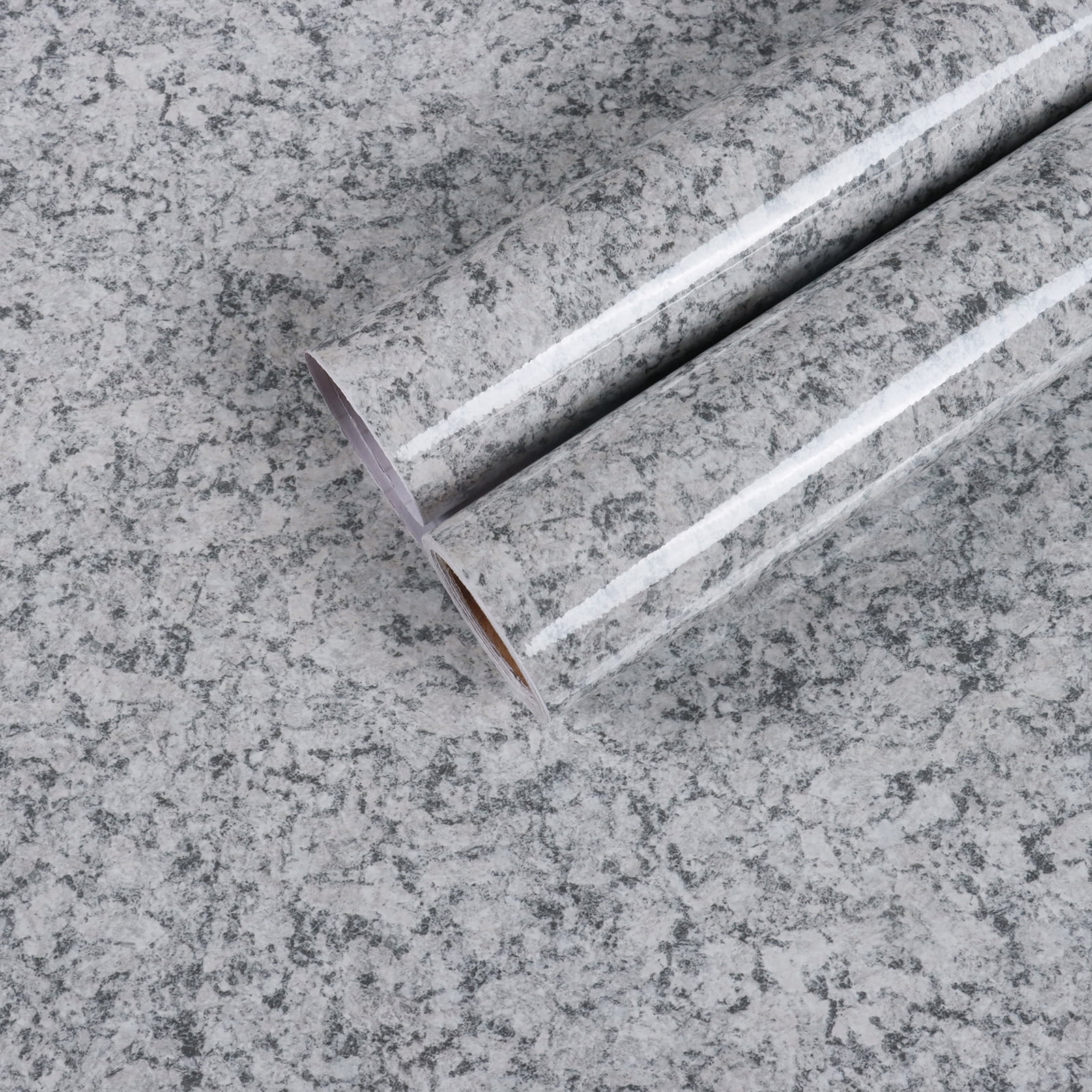 "CHICHOME Grey Granite Peel and Stick Wallpaper for Countertops ...
