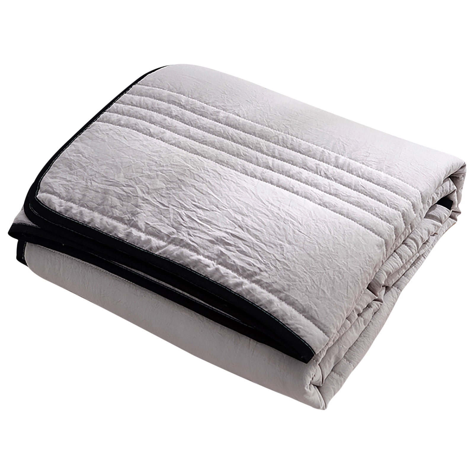 Grey Gray Large Cooling Blanket 180X200Cm Summer Weight Washed Cotton ...