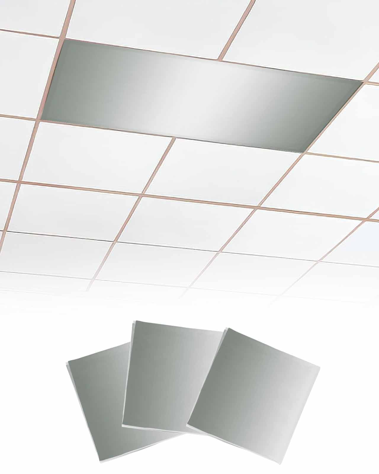 Grey Green Orange Ombre Fluorescent Light Covers for Ceiling Lights 4x2 ...